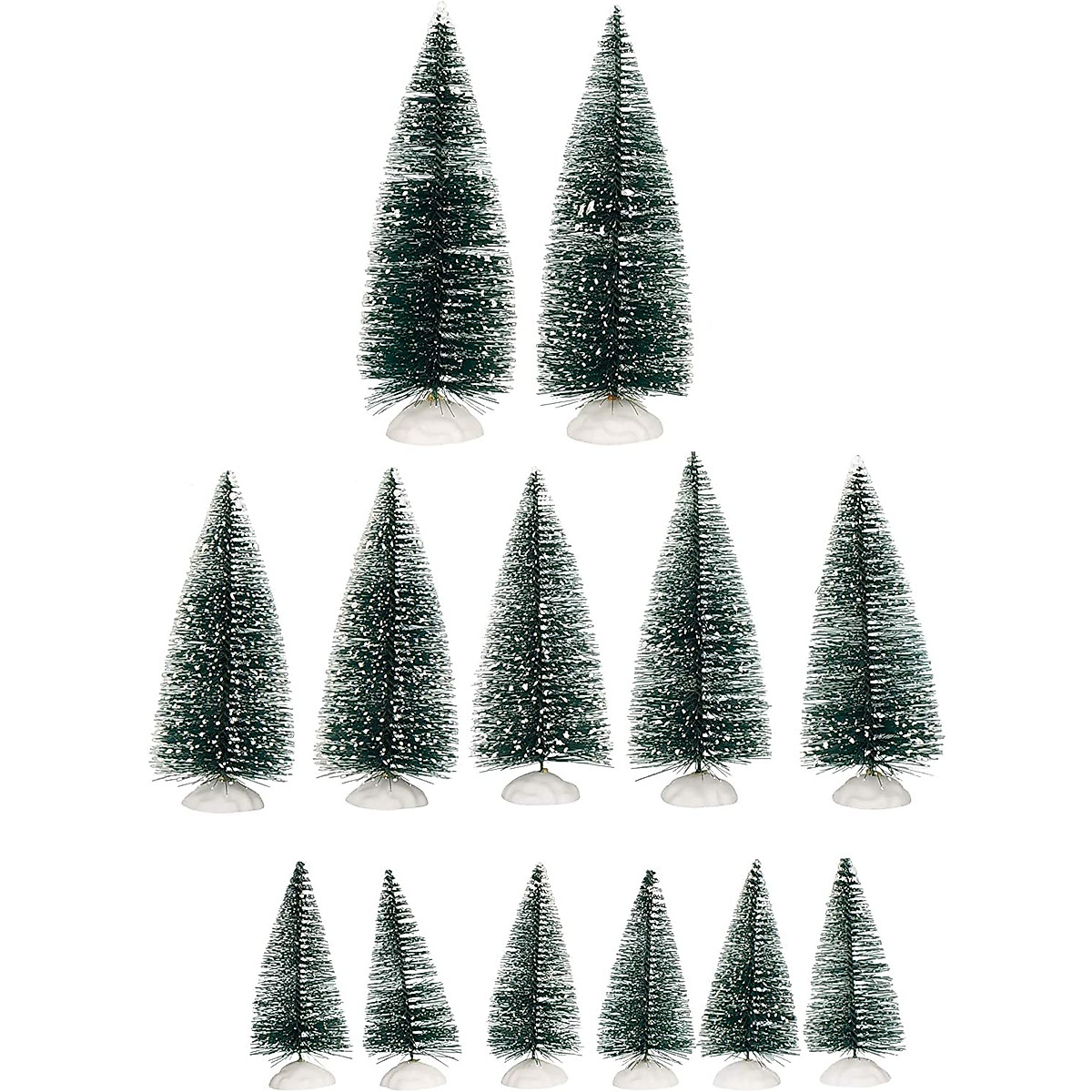 Mark Feldstein & Associates Winter Village LED Tea Light 31 Piece Porcelain Tabletop Christmas Figurine Boxed Set