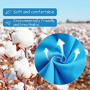 UnionKK Kids Girls Autumn Casual Unicorn Dresses Cotton Long Sleeve Crew Neck Dress 2-7 Years (Blue, 5T)