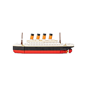 Brick Loot Titanic Building Blocks Large Set, Toy Ship Model Kit, Building Bricks Sets for Adults or Kids, 6 Year Old +, Home Decor, Quality Blocks Compatible with Lego & Major Brands, 217 Pieces