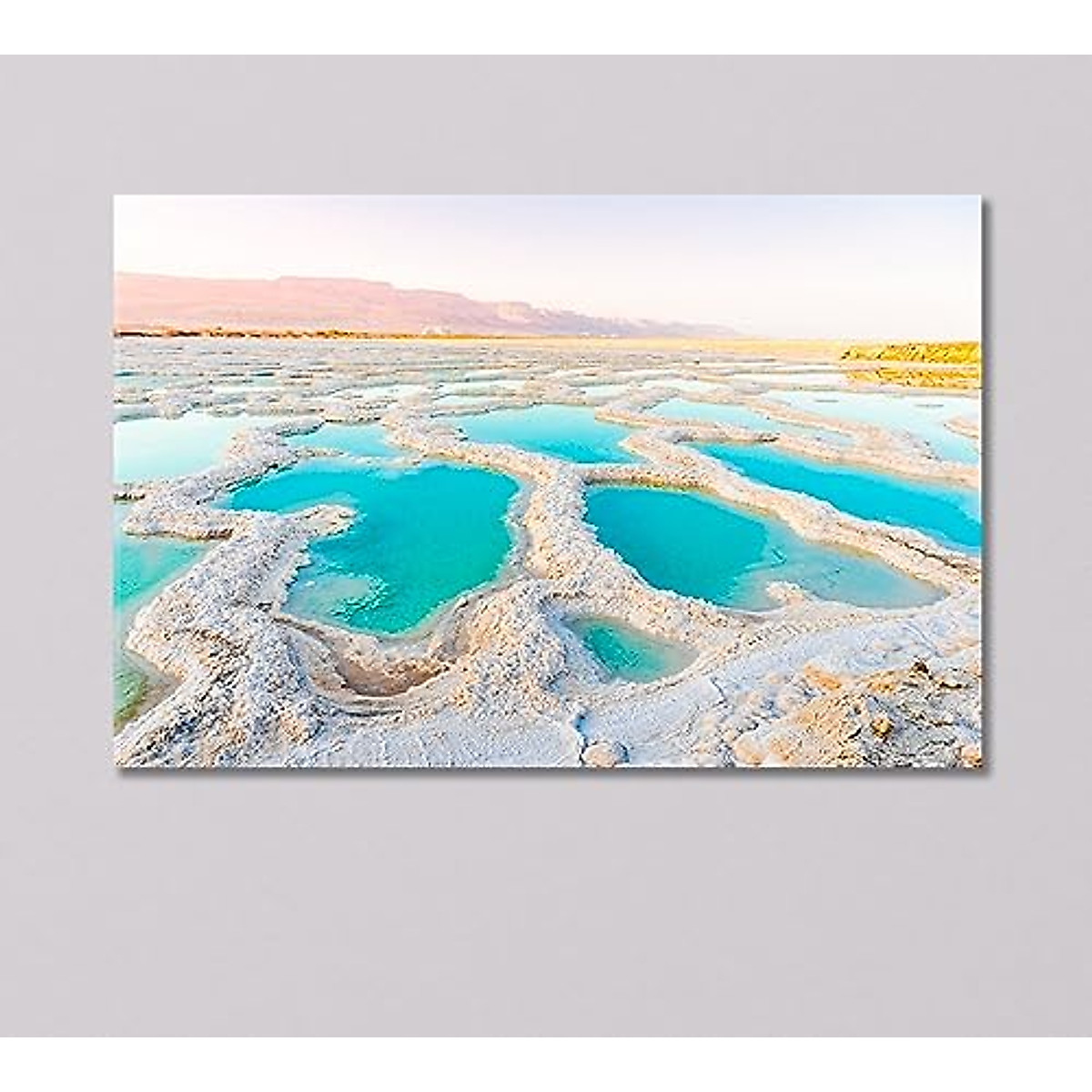 Dead Sea Coast Canvas Print 1 Panel / 36x24 inches