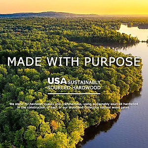 Toddleroo by North States Quick Fit Wire Mesh Wooden Baby Gate: 29.5"- 50" Wide. Pressure Mounted Baby Gate for Doorway. Tension Lever For Quick Custom Fit. (31" Tall, Sustainable Hardwood)