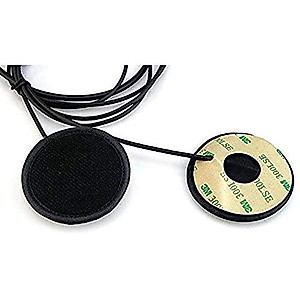 BAOFENG Helmet Kit 2 PIN Full Face Motorcycle Headset Earpiece Mic Ken Wood/WOU Xun/Pu Xing/Lin ton Two Way Radio Walkie Talkie, Black