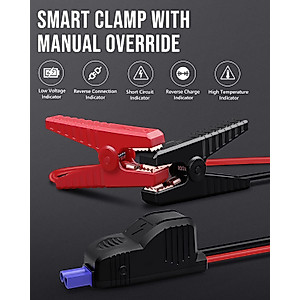 ZUKAKA Car Jump Starter 1500A Peak 15800mAh Battery Starter Up to 7L Gas and 5.5L Diesel Engine 12V Auto Jump Starter Box Power Bank with USB and Type C Port Jump Box with LED Light