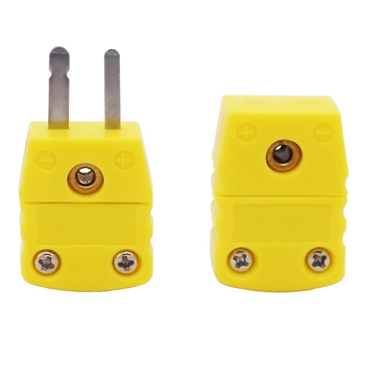 Twidec/2 Pair K Type Male Female Thermocouple Plug Adapter Cable Wire Connector
