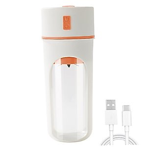 Portable Blender, 480ml Portable Juicer Blender with 6-Blade, Portable Blender Cup for Shakes and Smoothies, USB Blender for Office, Gym, Kitchen, Travel, Portable Blenders