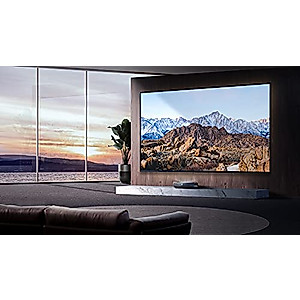 Hisense 100L9G-CINE100A 4K UHD Laser TV, Triple-Laser UST Ultra Short Throw Projector with 100" ALR Screen, 3000 Lumens, Android TV, HDR10, 40W Dolby Atmos, Built-in Alexa and Google Assistant