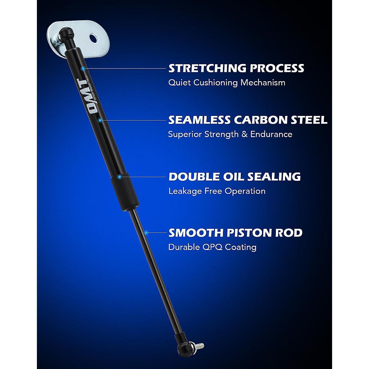 Orion Motor Tech Truck Tailgate Assist, Pickup Tailgate Lift Assist Kit, Truck Accessory Compatible with 2009 2010 2011 2012 2013 2014 2015 2016 2017 2018 2019 2020 2021 2022 Dodge Ram 1500 2500 3500