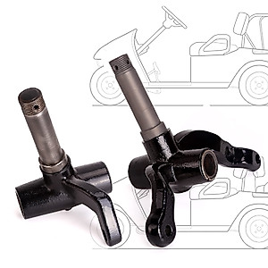 10L0L Golf Cart Spindle Assembly for EZGO TXT 2001-up Gas & Electric, Passenger Side & Driver Side, OEM# 70673-G02 70942-G02