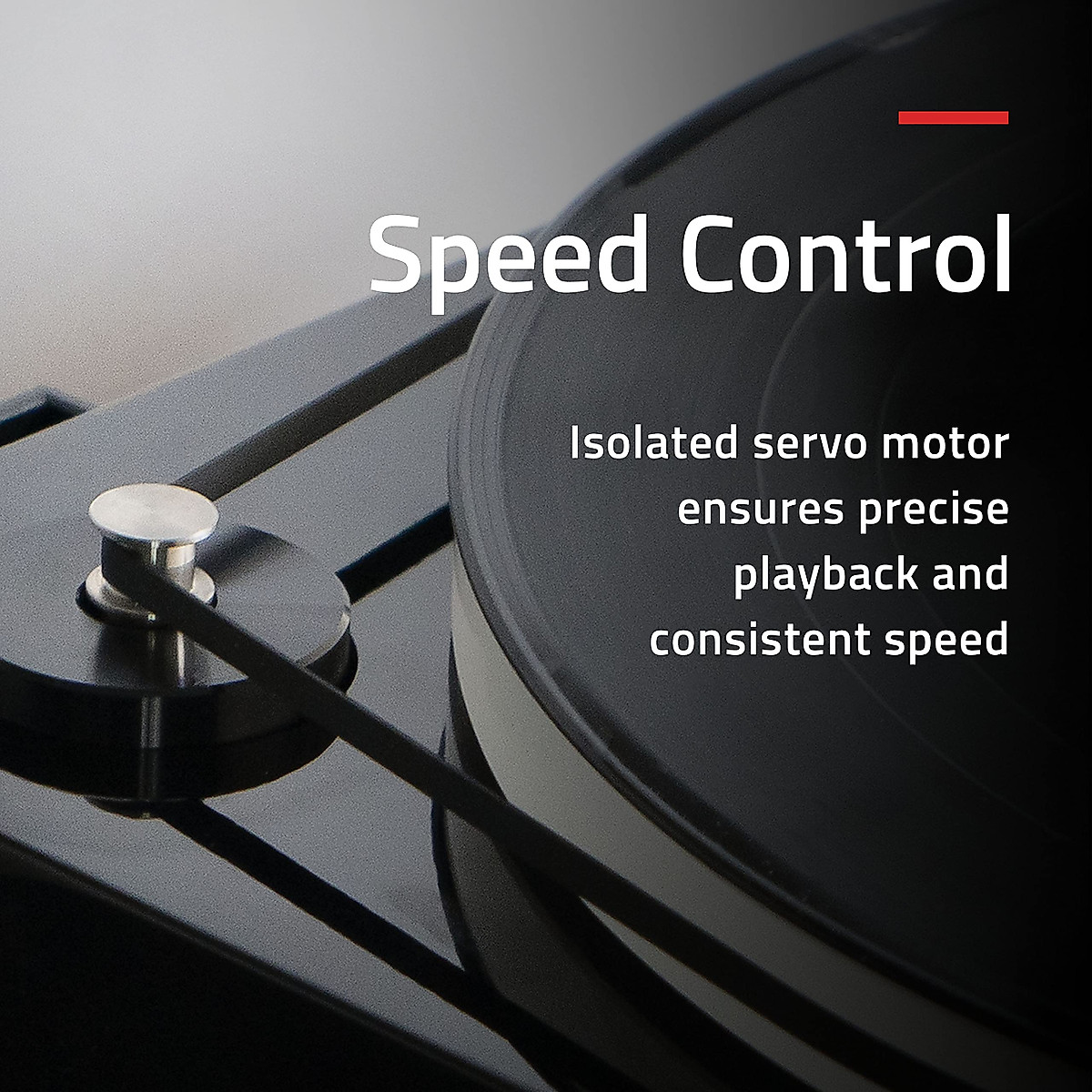 Fluance RT85N Reference High Fidelity Vinyl Turntable Record Player with Nagaoka MP-110 Cartridge, Acrylic Platter, Speed Control Motor, High Mass MDF Wood Plinth, Vibration Isolation Feet - Walnut