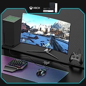 Joso Keyboard Mouse Adapter for Nintendo Switch, Wired Keyboard and Mouse Converter for Xbox One, Xbox Series X/S, PS4/PS3 with OTG Adapter/Keys Mapping Play FPS, TPS, RTS Games