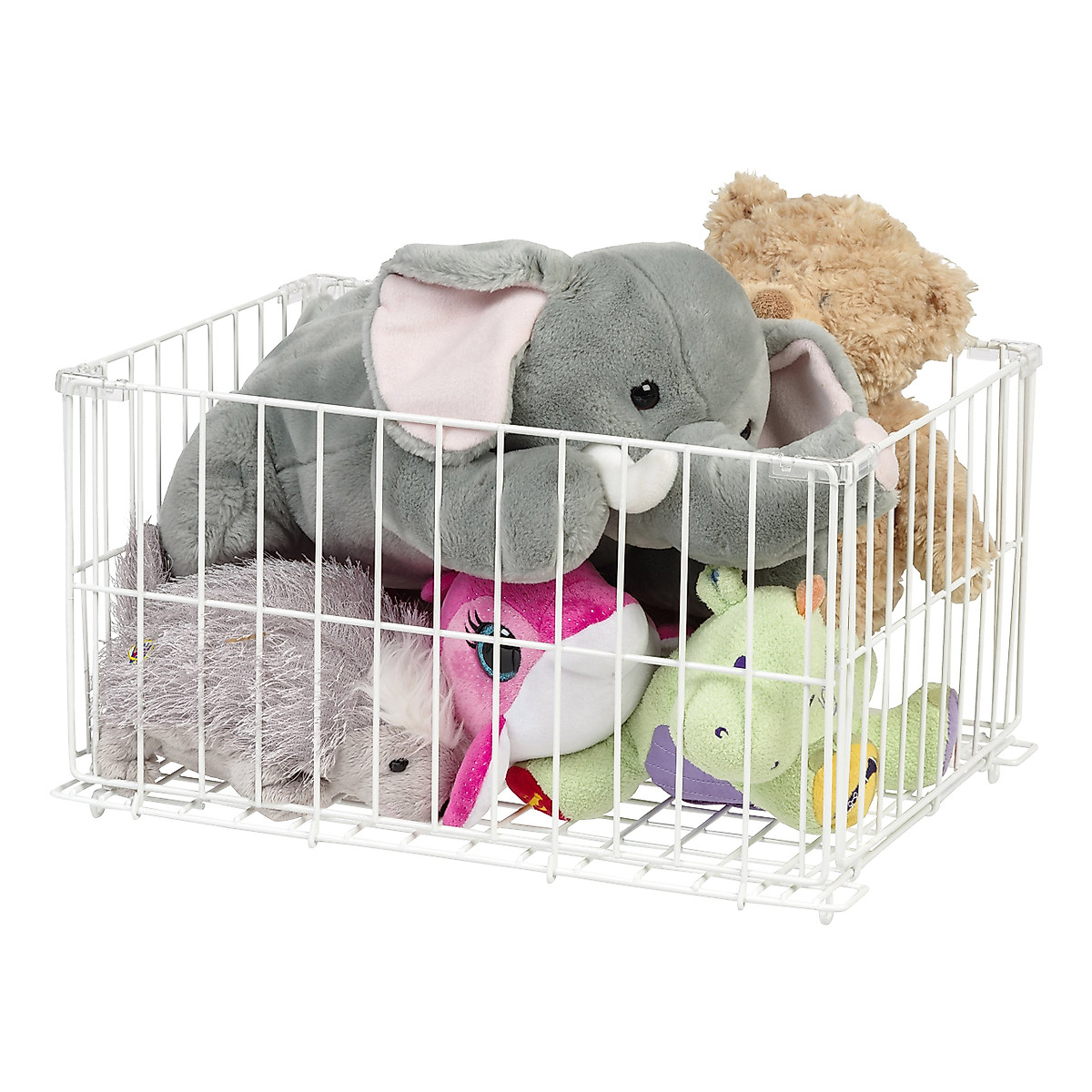 IRIS USA WCO-M Modular Wire Stacking Storage Container, Medium