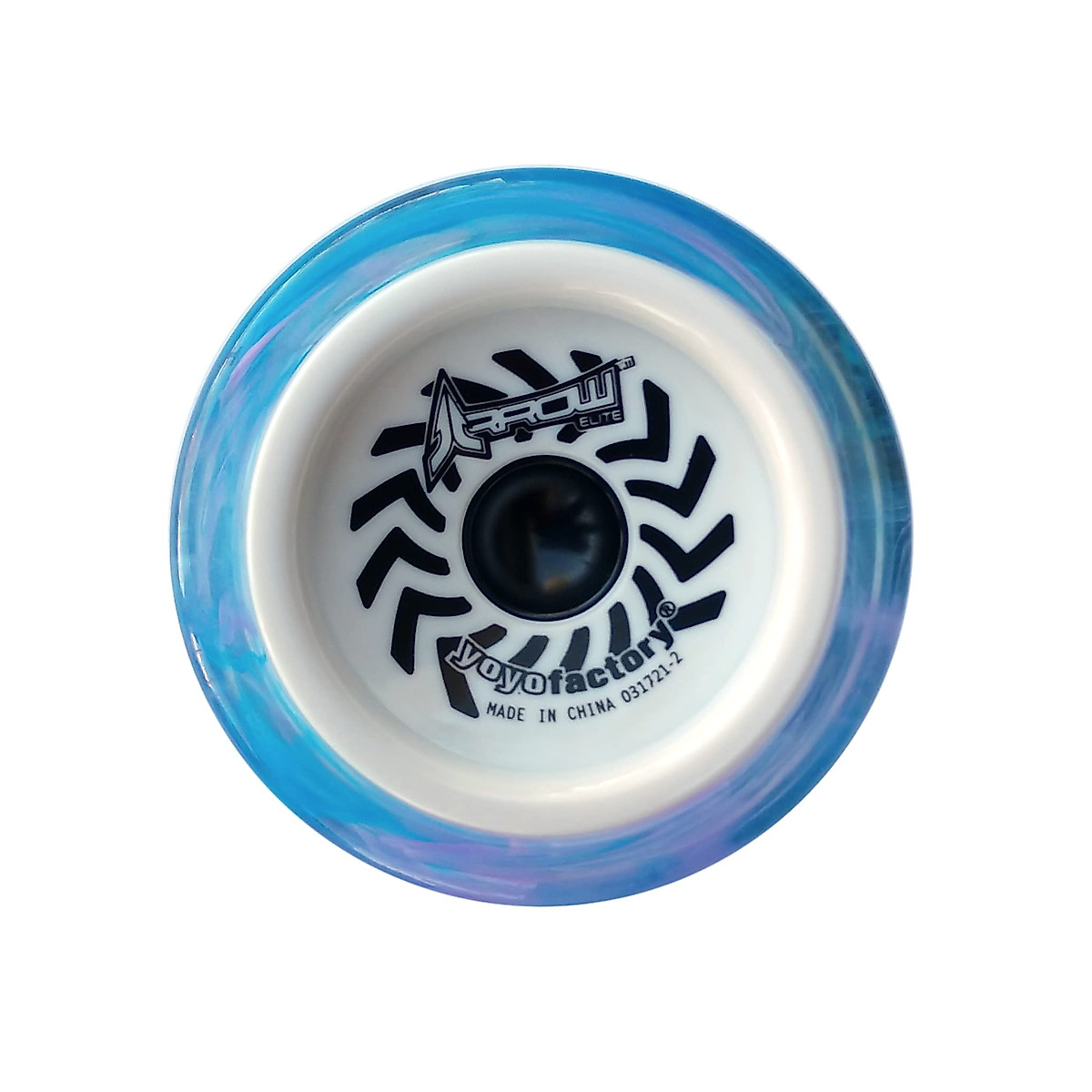 YoyoFactory Arrow Elite Beginner Yoyo Toy - Comes with Extra String & Pre Tied Finger Loop - Includes Bearings for Beginners to High Performance - Boys or Girls Ages 8+ Galaxy.