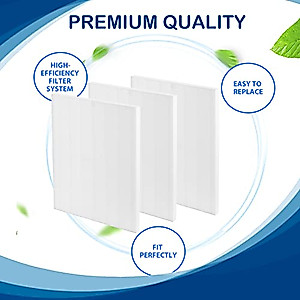 Fizerneer 115115 Size 21 Replacement Filter A Compatible with Winix C535 C909, Winix PlasmaWave 5300, 6300, 5300-2, 6300-2, P300 Plasma wave Air Purifier, True HEPA Filter Only 3 Pack