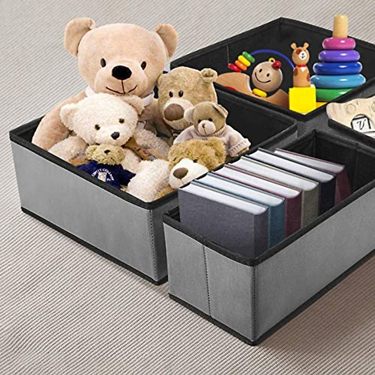 8pcs Drawer Storage Organizer Versatile Sturdy Storage Box for Socks Underwear Bra
