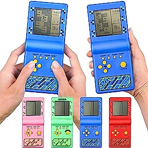 Large Screen Nostalgic Puzzle Player Handheld Brick Game Console Classic Video Game Console Built-in 23 Games