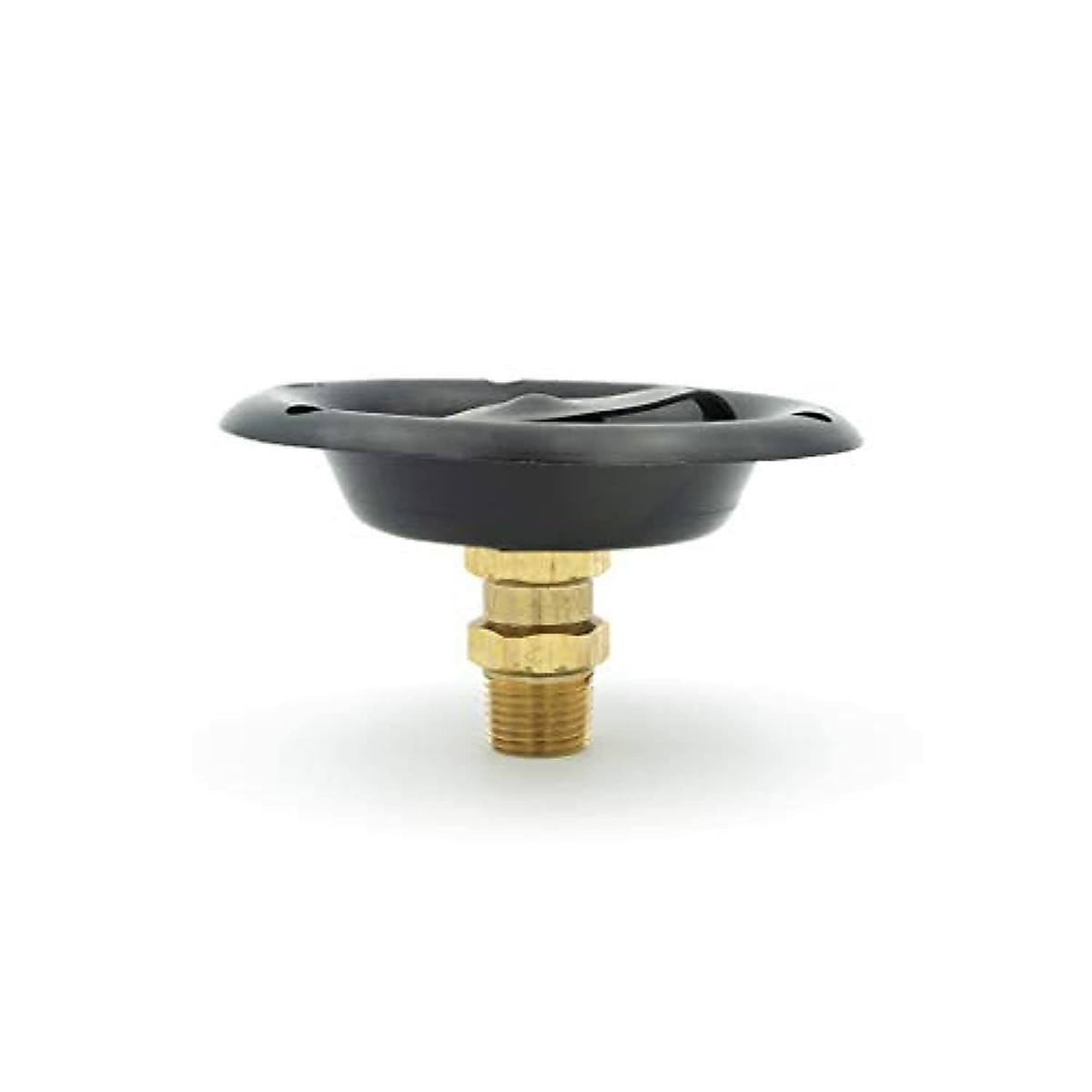THETFORD|B&B Molders RV Replacement Parts and Accessories Camper City Water Inlet Fill Dish with Brass Check Valve Black PN 94219