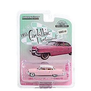 Greenlight 1:64 1955 Fleetwood Series 60 - Pink with White Roof (Hobby Exclusive) 30396 [Shipping from Canada]