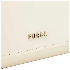 Furla 1003-WH000 SPLENDIDA CONTINENTAL WALLET SLIM, Women's, White Cotton