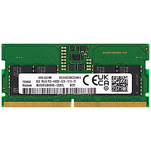 A-Tech 8GB DDR5 4800MHz SODIMM PC5-38400 CL40 1Rx16 1.1V SO-DIMM 262-Pin Laptop Notebook RAM Memory Module M425R1GB4BB0-CQK