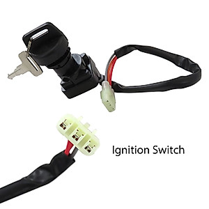 3430-040 3509-004 3313-439 Ignition Key Switch for Arctic Cat 500 Manual -- 2000-2007