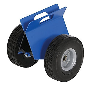 Vestil PLDL-HD-4 Steel Plate and Slab Dolly with Foam Wheels, 500 lbs Load Capacity, 14-1/4" Height, 12" Length x 13-5/8" Width