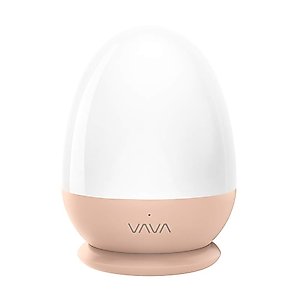 VAVA VA-CL006 Kids, Baby Night Light, Bedside Lamp for Breastfeeding, ABS+PC, Touch Control, Timer Setting-Pink