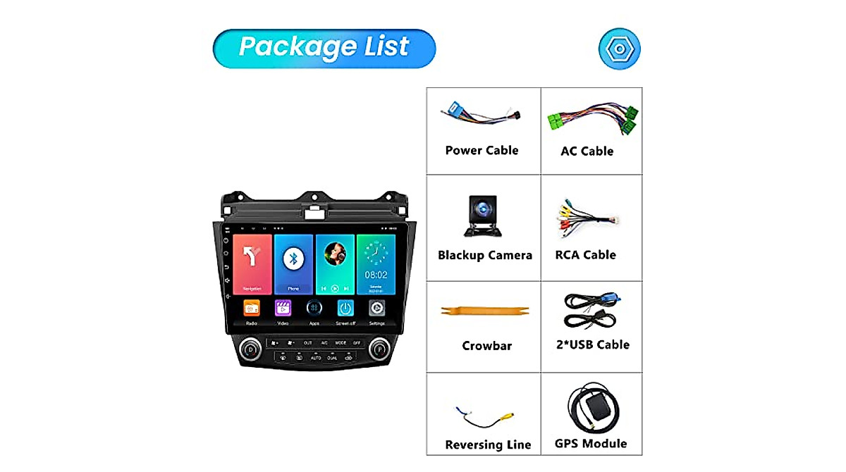 Fortdows Car Stereo for Honda Accord 03-07 | CarPlay & Android