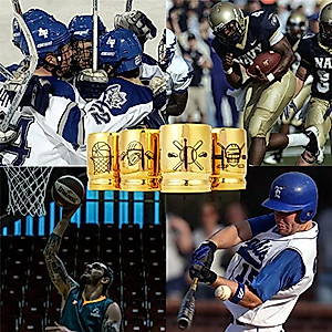 SoulThink Unique Handmade Gold Shot Glasses – Gold Plated Cool Shot Glasses in Exquisite Packaging, Perfect Birthday Christmas Gifts for Him, Set Of 4, 2 Ounces (Ball)