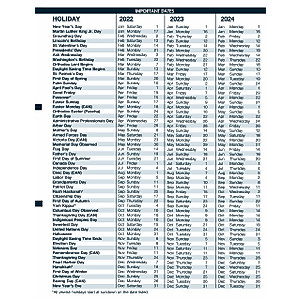 House of Doolittle 2023 Weekly and Monthly Planner Calendar, Black Cover, Tabbed, 8.5 x 11 Inches, January - December (HOD28302-23)