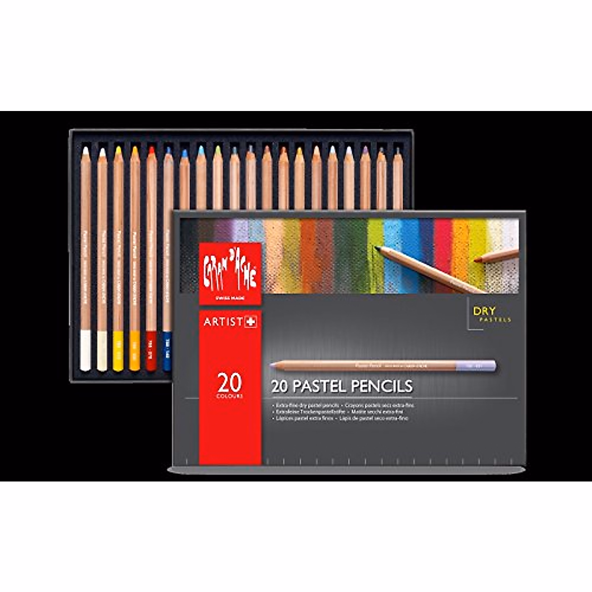 Caran D'ache Set of 20 Pastel Pencils (788.320)