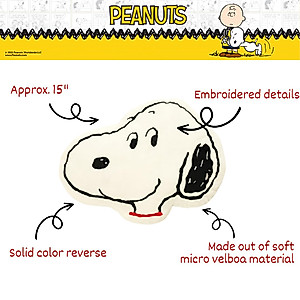 Franco Bedding Super Soft Plush Decorative Throw Cuddle Pillow (100% Officially Licensed Product), One Size, Snoopy
