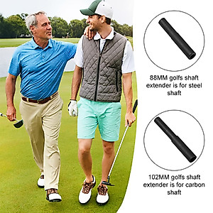 BESPORTBLE 2pcs Club Extension Replaceable Plastic Extenders Portable Club Extenders Golfs Plastic Extenders Professional Shaft Extenders Plastic Golfs Shaft Extenders Golfs Rod Extenders