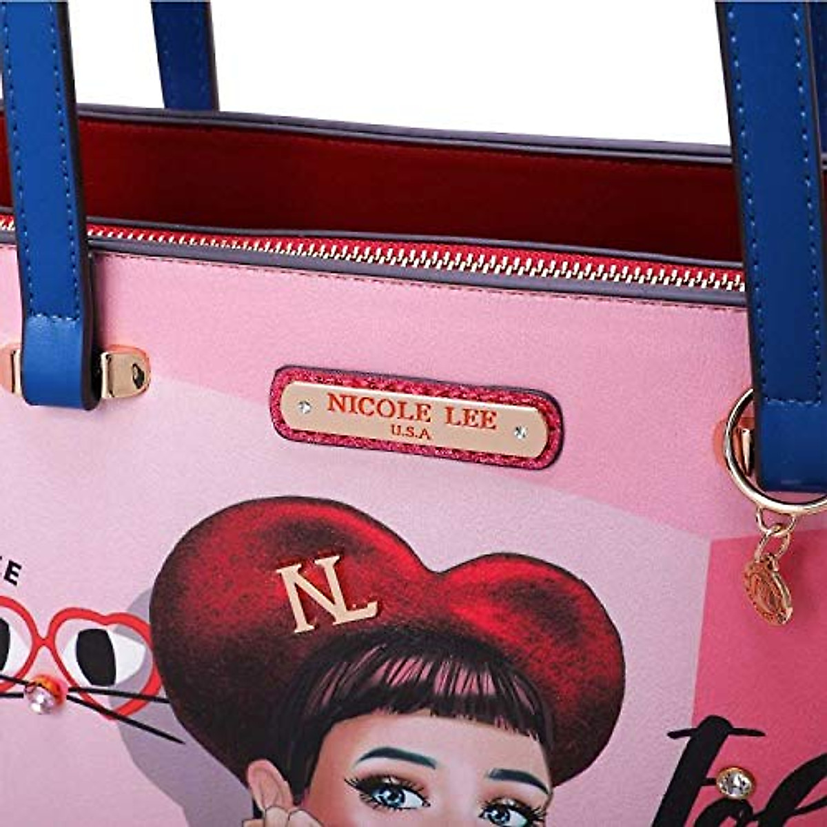 Nicole Lee DAISY TAKES LOVE FASHION SHOPPER BAG
