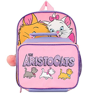Disney Kids Backpack and Lunchbag Set Aristocats Pink