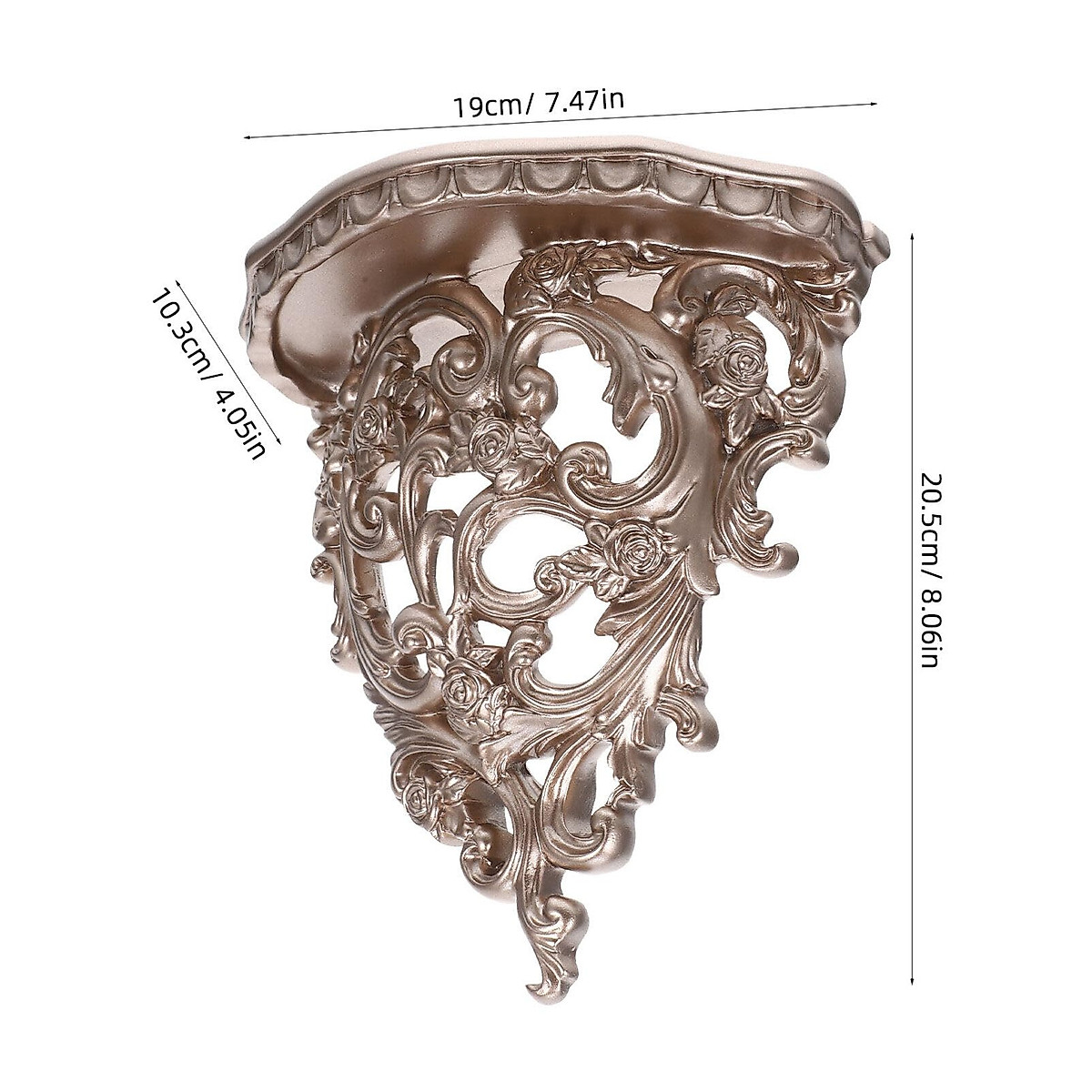 Ciieeo Floating Shelves Crystal Display Shelf Flower Pot Stands Bathroom Rustic Wall Shelf Decor Boho Wall Mounted Bookshelf Sundries Organizer Zen Meditation Yoga Decorations