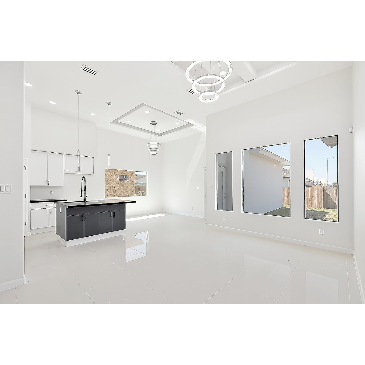 BUILDMART - 10x6 Modern AC Vent Cover - Decorative White Air Vent - Standard Linear Slot Diffuser - Register Grille for Ceiling, Walls & Floors - Texas Buildmart