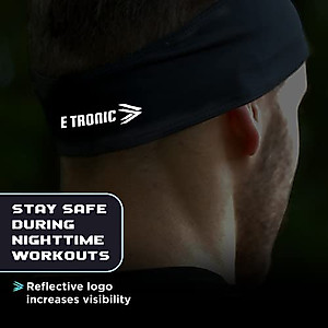 E Tronic Edge Running Headbands for Men, Women, Boys and Girls, Sports Sweatbands, Yoga, Exercise, Workout, Quick Drying and Non-Slip Workout Stretchy Hairband