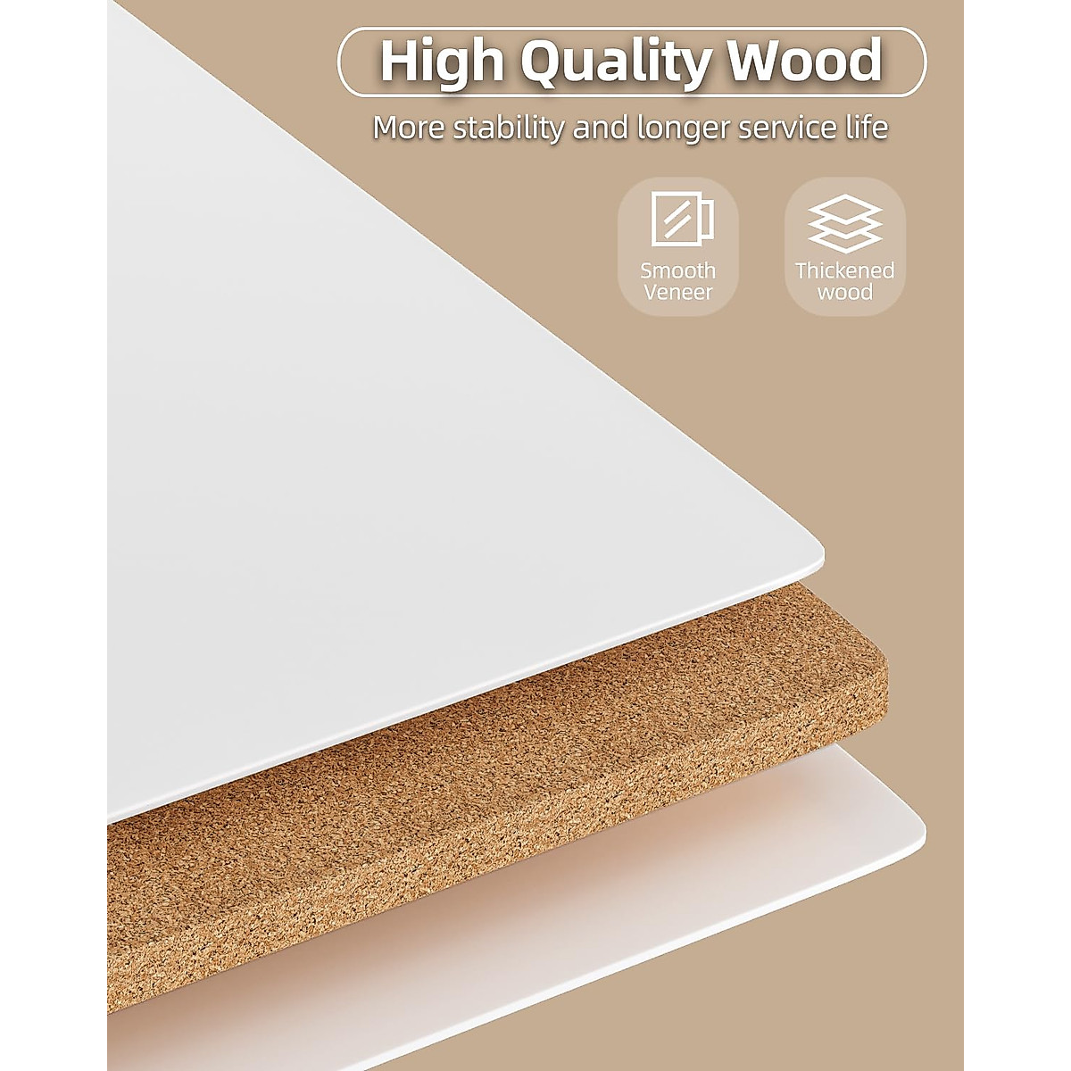 Knowlife Console Table with 2-Door Cabinet & 2 Drawers, Sofa Tables, Entryway Table with Storage Shelf, Coffee Bar Buffet Sideboard for Kitchen, Hallway, Dining, Living Room, White