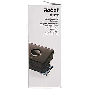 iRobot Braava Authentic Replacement Parts - Braava 300 Series Microfiber Mopping Cloths, Accessories (3-Pack)