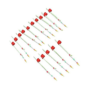 15Pcs Ice Fishing Rod Top Tip Portable Mini Winter Fishing Pole Tip Accessory Fishing Pole Tackle Tip