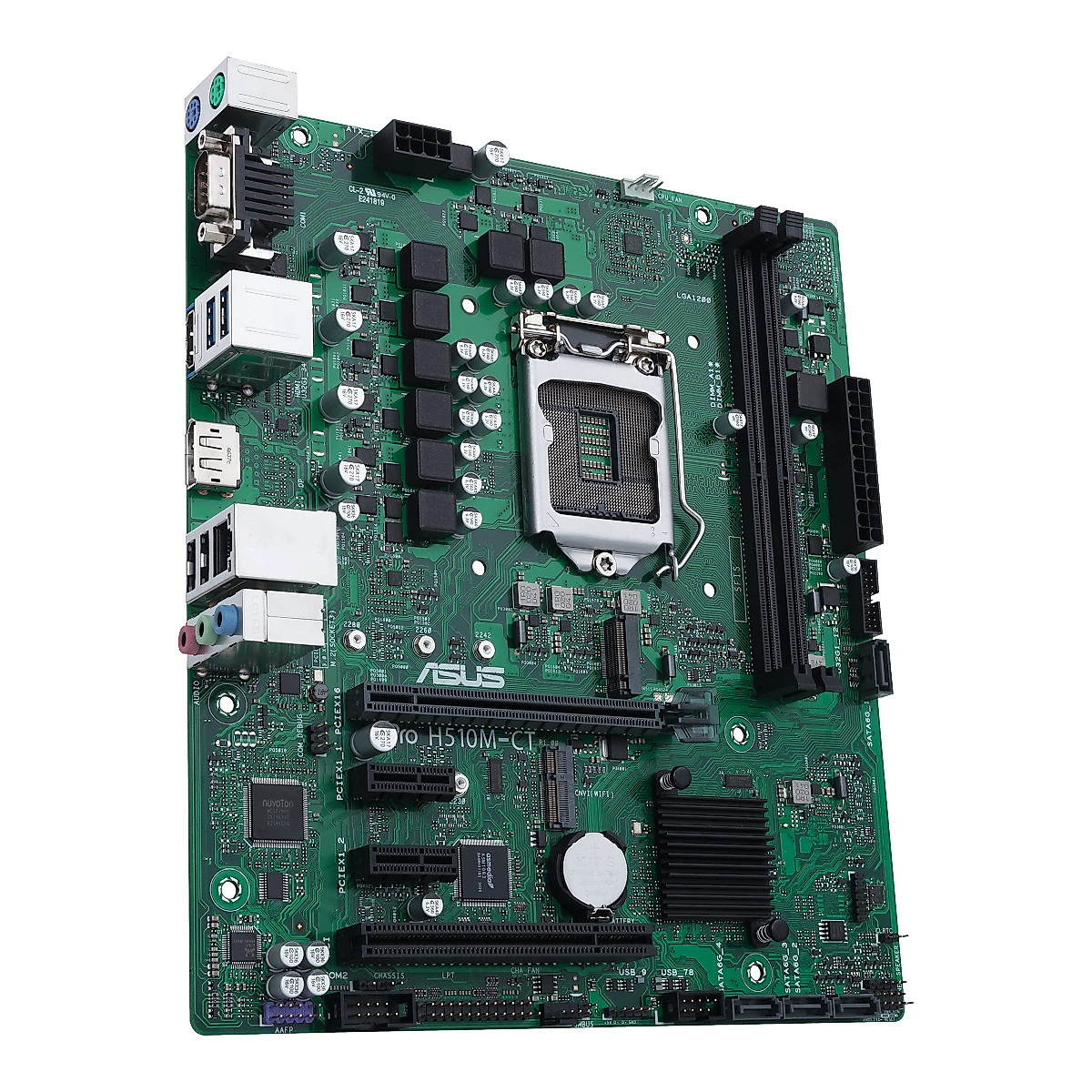 ASUS Pro-H510M-CT/CSM LGA1200 (Intel 10th&11th Gen) mATX Commercial Motherboard (PCIe 4.0, 1 LAN, Front Panel USB 3.2, Intel vPro, DP,TPM IC onboard, COM debug Header, self-Recovering BIOS, ACCE)