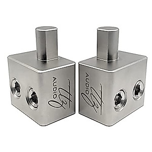 TTZ Audio Dual 1/0 Gauge to 1/0 Gauge Amp Input Reducers (Pair) for Easy Car Audio Amplifier Competition Amp Installation