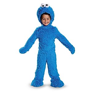 Cookie Monster Extra Deluxe Plush Costume, Medium (3T-4T)