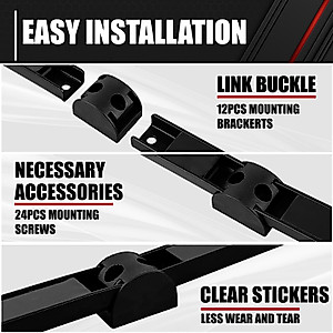 Magnetic Storage Organizer Tool Holder, Magnetic Tool Holder Strip, 6-Pack Magnetic Tool Bar,1-Pack Wrist Magnetic Holder for Garage,Shop and Kitchen | Garage Wall Mount Rack- Mounting Screws Included