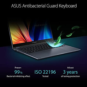 ASUS Vivobook S 14 Flip 14” FHD Touch Display, Intel Core i5-12500H CPU, 8GB DDR4 RAM, 512GB SSD, NumberPad, Thunderbolt 4, Windows 11 Home, Quiet Blue, TP3402ZA-DB51T