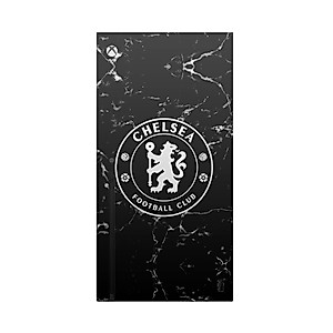 Head Case Designs Officially Licensed Chelsea Football Club Black Marble Mixed Logo Vinyl Sticker Gaming Skin Decal Cover Compatible With Xbox Series X Console