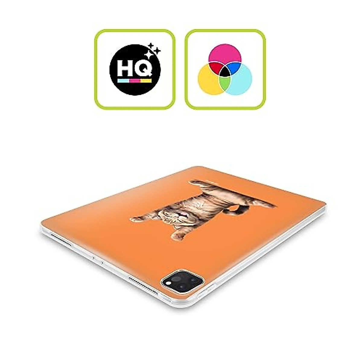 Head Case Designs Officially Licensed P.D. Moreno Happy Cat Furry Fun Artwork Soft Gel Case Compatible with Apple iPad Air 2020/2022