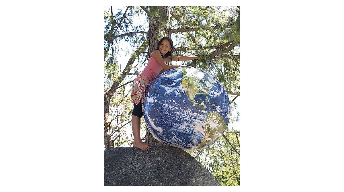 Huge 1 Meter Inflatable Globe - Earthball for Education & Events