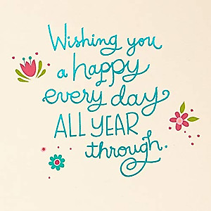 Hallmark Peanuts Mother's Day Card (Snoopy with Flowers)