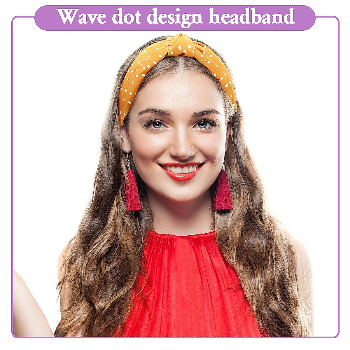 Yunlly 40 Pcs Headbands for Women Girls Knot Turban Hair Bands Set, Elastic Design, Quality Fabric Material, Stylish Women's Headbands, Multipurpose Headbands